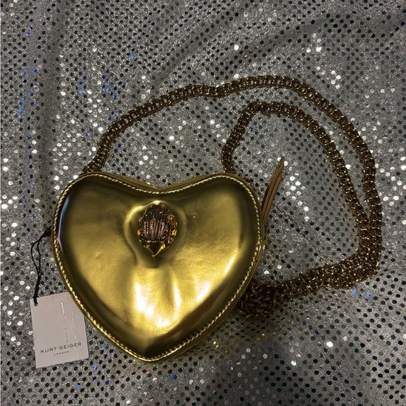 Kurt Geiger | Bags | Kurt Geiger London Gold Bag Nwt | Poshmark